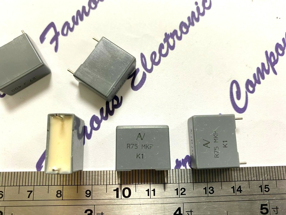 25pcs - ARCOTRONICS 0.27uF (270nF) 400V 5% R75 MKP pitch:15mm Capacitor ...