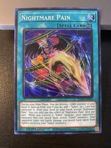 Yu-Gi-Oh! Nightmare Pain PHNI-EN054 - 1st Edition - Super Rare - Near ...