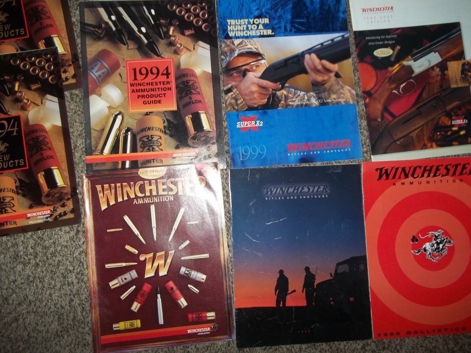 Winchester Rifles & Shotguns catalogs LOT of 23 - WINCHESTER CATALOGS ...