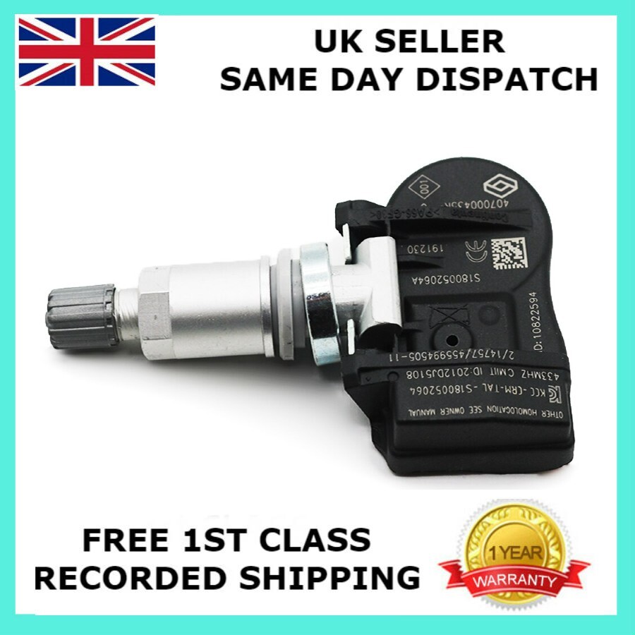 NEW TYRE PRESSURE MONITORING SENSOR FOR RENAULT MEGANE III 2008-ON ...