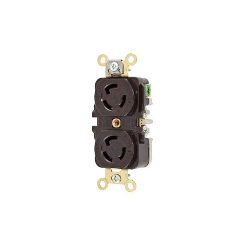 Hubbell HBL4700, 125 V, 15 A, 2-P, 3-W, L5-15R, Locking Device ...