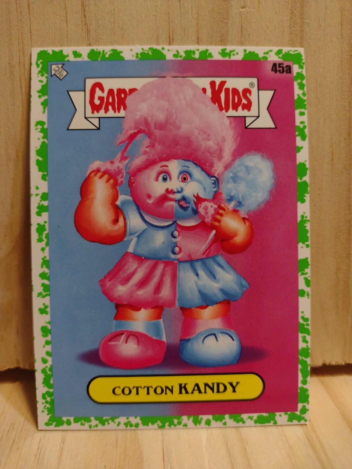 2021 GPK: FOOD FIGHT: 45a COTTON KANDY GREEN border. AG2 | eBay