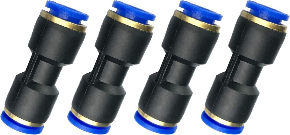 Fuel Line Connectors for 5/16" OD Nylon Tubing - Pack of 4 | Quick ...