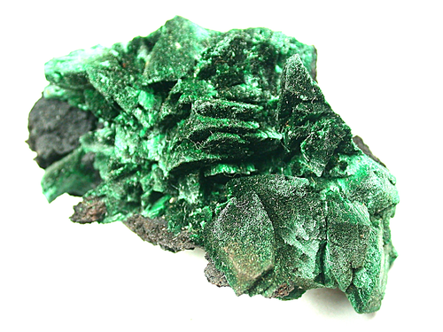 MINERALS : MALACHITE XTLS PSEUDOMORPH AFTER AZURITE, WHIM CREEK MINE ...