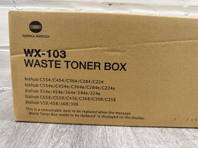 Konica Minolta WX-103 Waste Toner Box Container A4NN-0Y1 ~ NIB | eBay