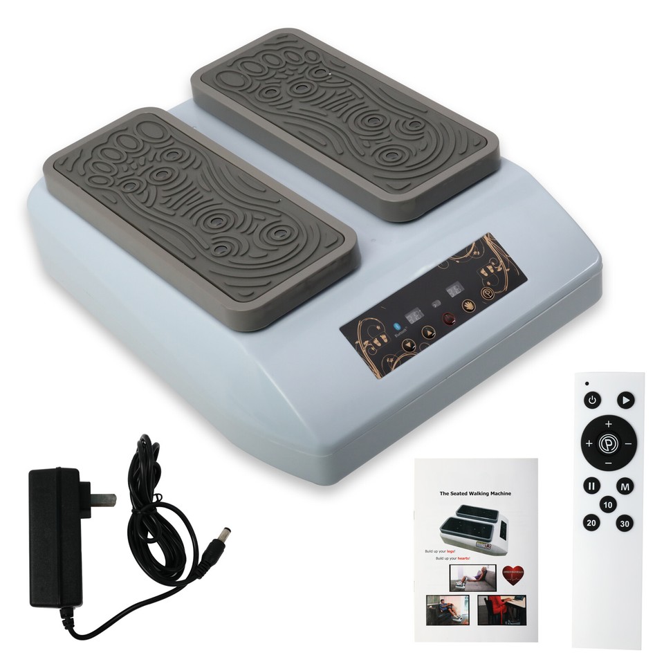 Seated Leg Exerciser for Seniors Electric Walking Machine Foot Pedal ...