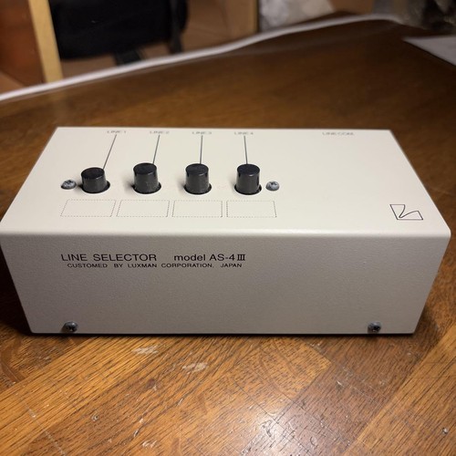 Luxman AS-4III line selector 4 lines ADC audio equipment Working JP | eBay