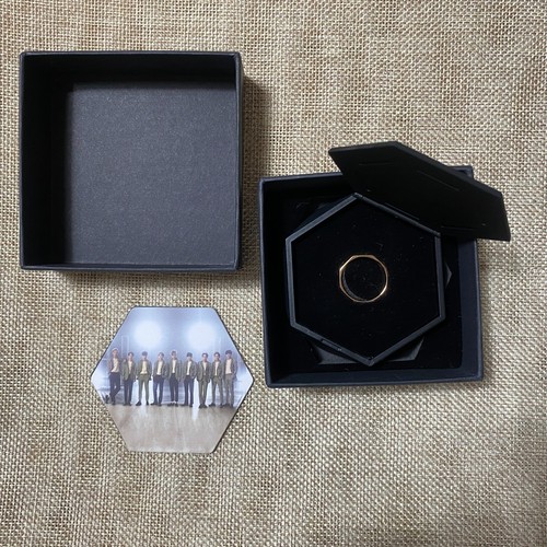 EXO OFFICIAL RING [ Official Limited Ring, Rose Gold ] HK10, US4.5 /New ...