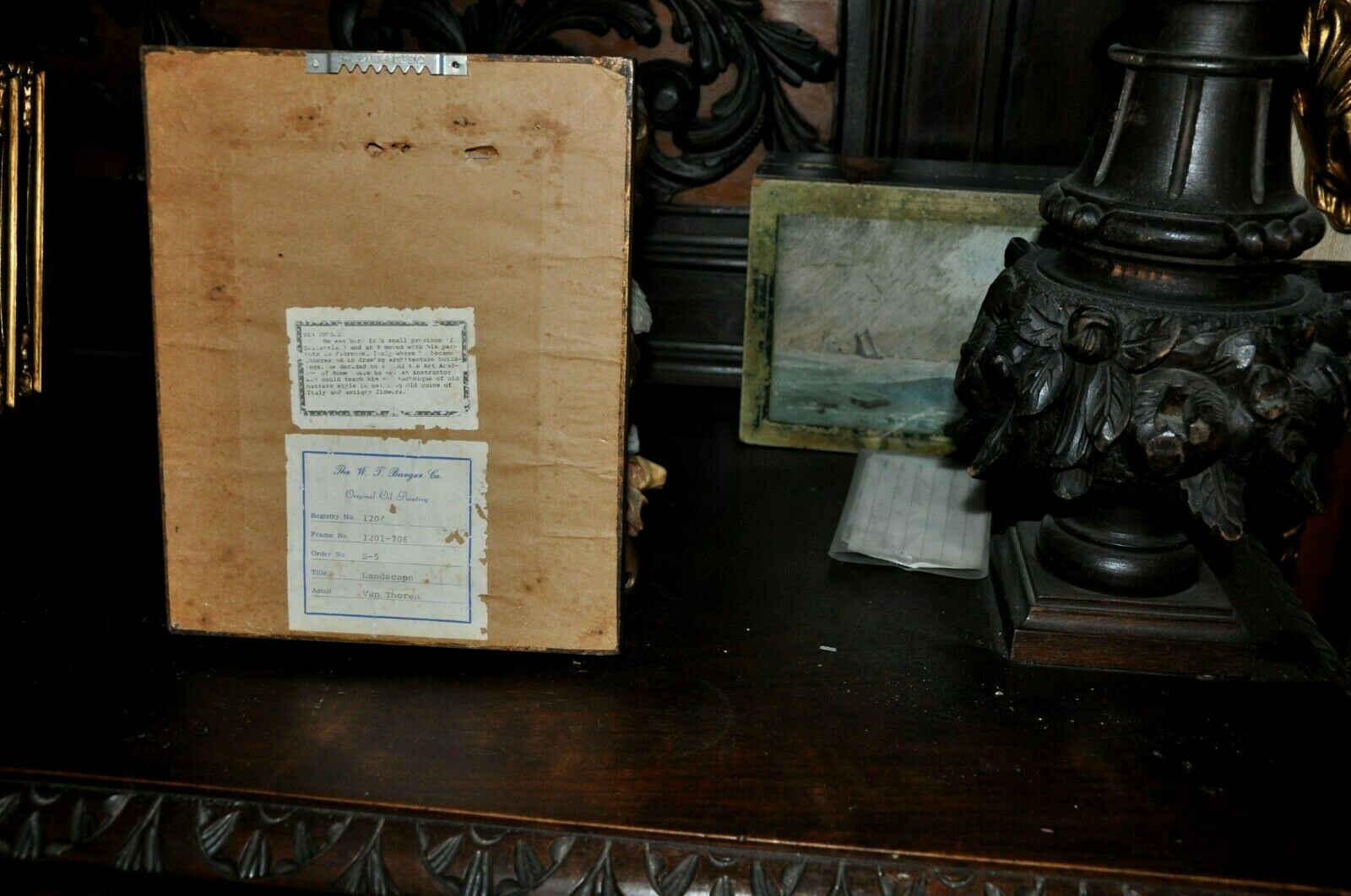 well listed by Artist by Otto Ritter Van Thoren (1828-1889) | eBay