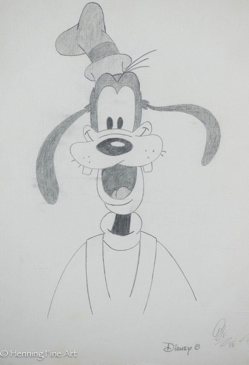 Goofy Pencil Drawing