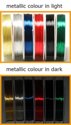 Soft Metallic Coloured Metal Wire - Golden (Dia:0.4mm, L:over 2.5m) T2M ...