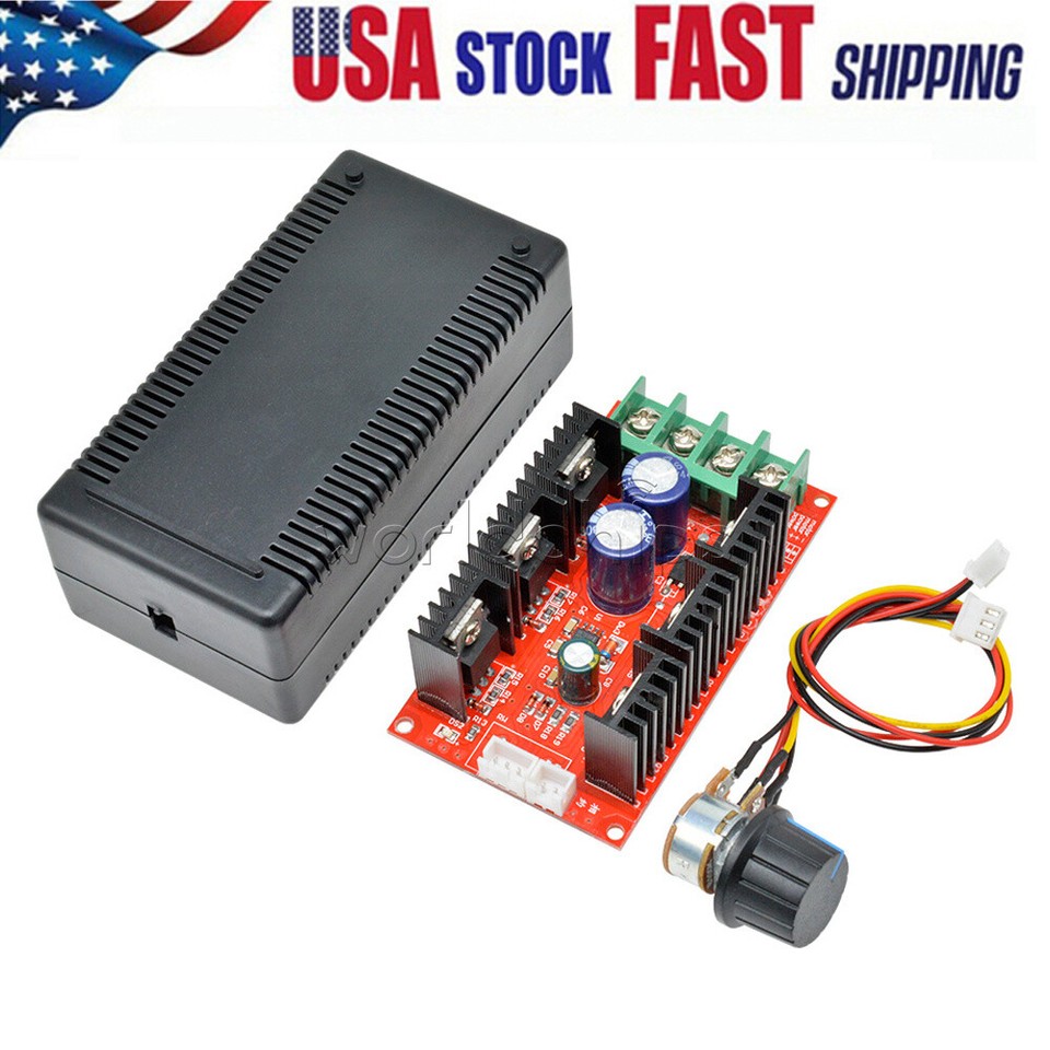 MAX 10-50V DC Motor Speed Control PWM HHO RC Controller 2000W 40A 12/24 ...