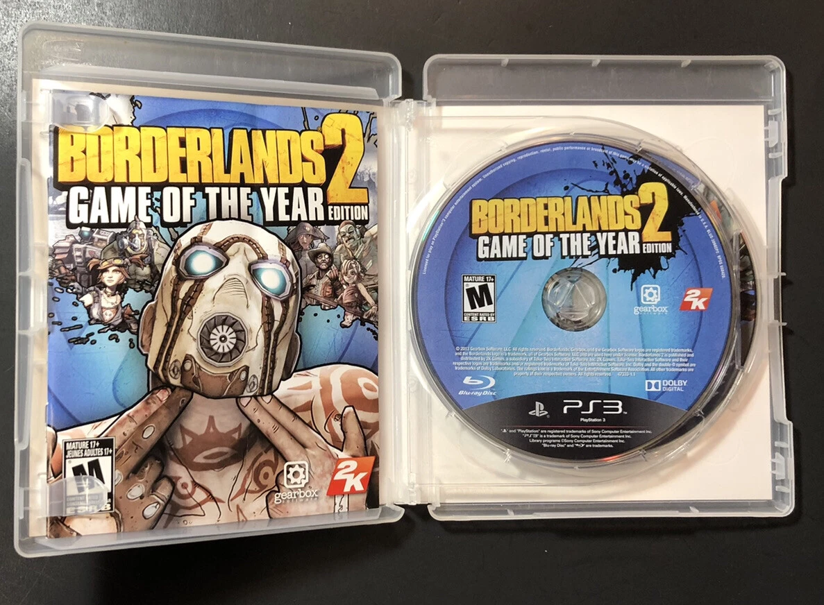 Borderlands Game Of The Year Edition Ps3