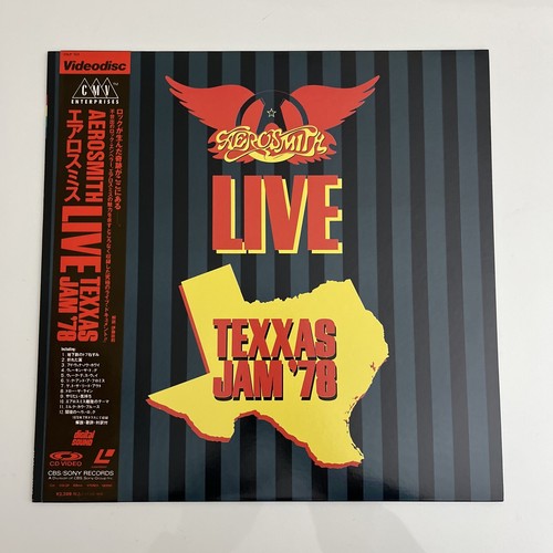 Aerosmith Live Texxas Jam '78 (1978) Laserdisc LD NTSC | eBay Australia