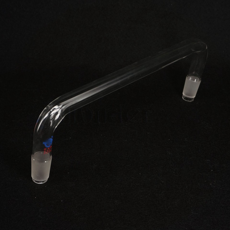 24/29 Joint 105°to 75°Lab Glass Distillation Adapter Bend Tube Degree ...