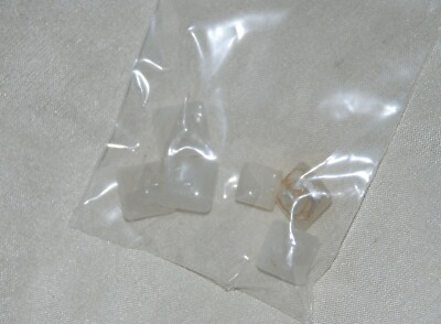 6 Vintage White Ivory Buttons Square Shank (5) 10mm (1) 7mm | eBay