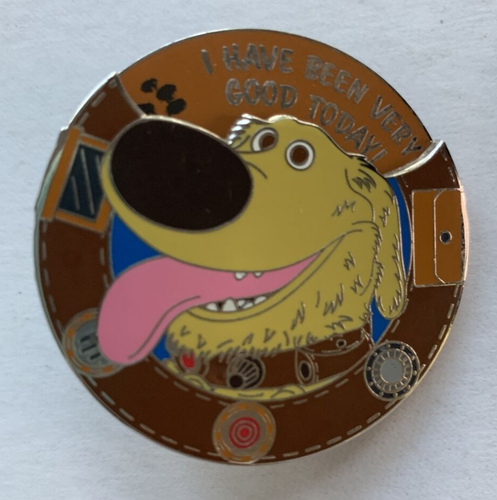 2014 Disney Trading Pin Pixar UP Dug Spinning Collar Circle Movable | eBay