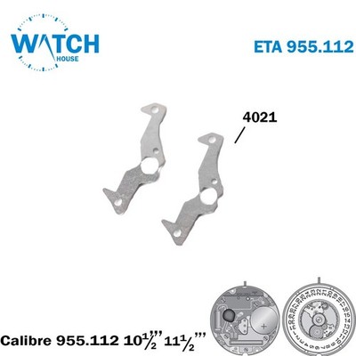 2 PCS ETA 955.112,955.102,955.132,955.402,955.412-Stator -Part Number ...