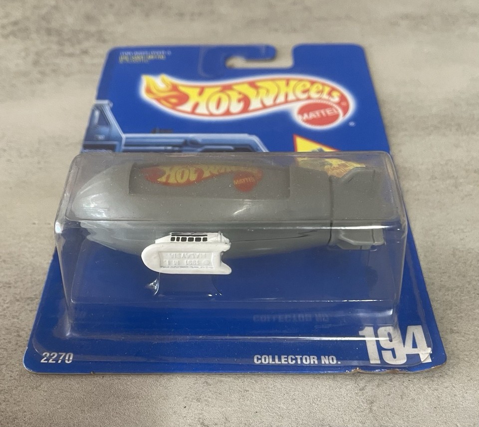 Hot Wheels Goodyear Blimp Gray 1991 Vintage #194 w/ Gray Gondola NIP | eBay