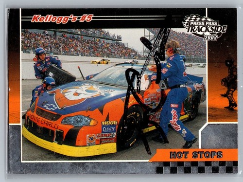 2002 Press Pass #65 Kellogg's #5 Terry Labonte Autograph - EX *TEXCARDS ...