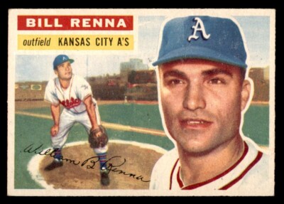 1956 Topps Baseball #82 Bill Renna EX *h2 | eBay