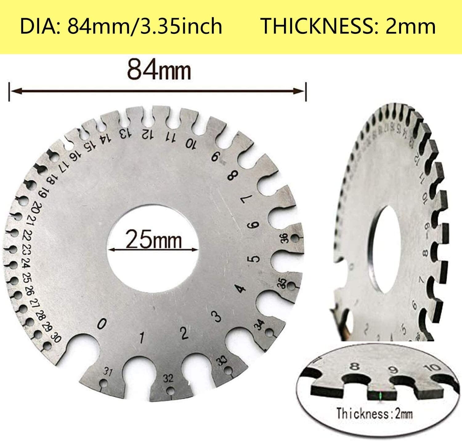 Wire Sheet Measuring Winding Gauge Tool Electrical Imperial Metric ...