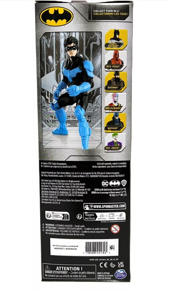 DC Comics Batman Series Nightwing 12" Collectible Posable Action Figure ...