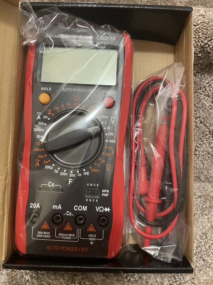 CSI2010 Digital Multimeter Meter PC Connect AC/DC Voltage Auto Manual ...