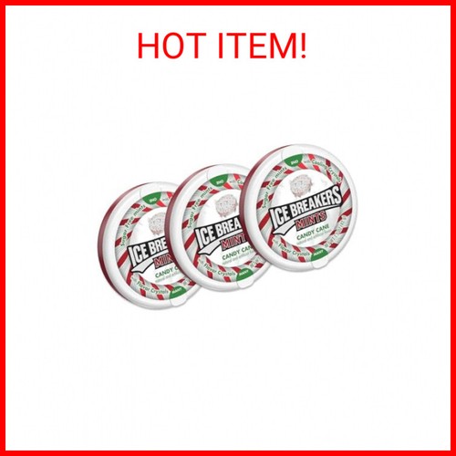 Ice Breakers Sugar Free Candy Cane Mints by Snackivore, (3 count) | eBay