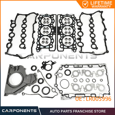 For LAND RANGE ROVER SPORT LR4 TDV6 3.0 306DT ENGINE HEAD GASKET SET ...