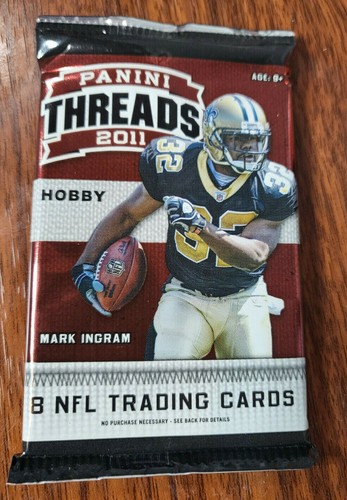 2011 Panini Threads Football 8 Card Hobby Pack - complete checklist ...