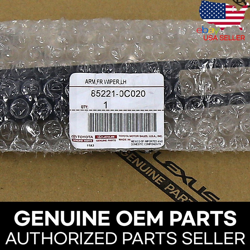 GENUINE Toyota 08-19 Tundra Sequoia Driver LEFT Windshield Wiper Arm ...