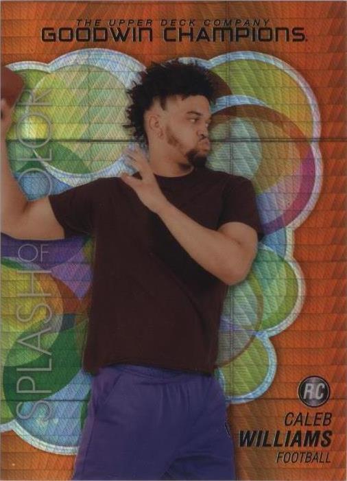 2023 Upper Deck Goodwin Champions - Platinum Splash of Color Caleb ...