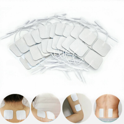 4 20 40 100 Electrode Pads for Tens Unit 7000 3000 Machine EMS Massager ...