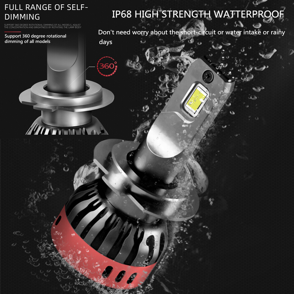 For Mazda BT-50 BT50 2013 2014 Headlight Globes High Low Beam LED bulbs ...