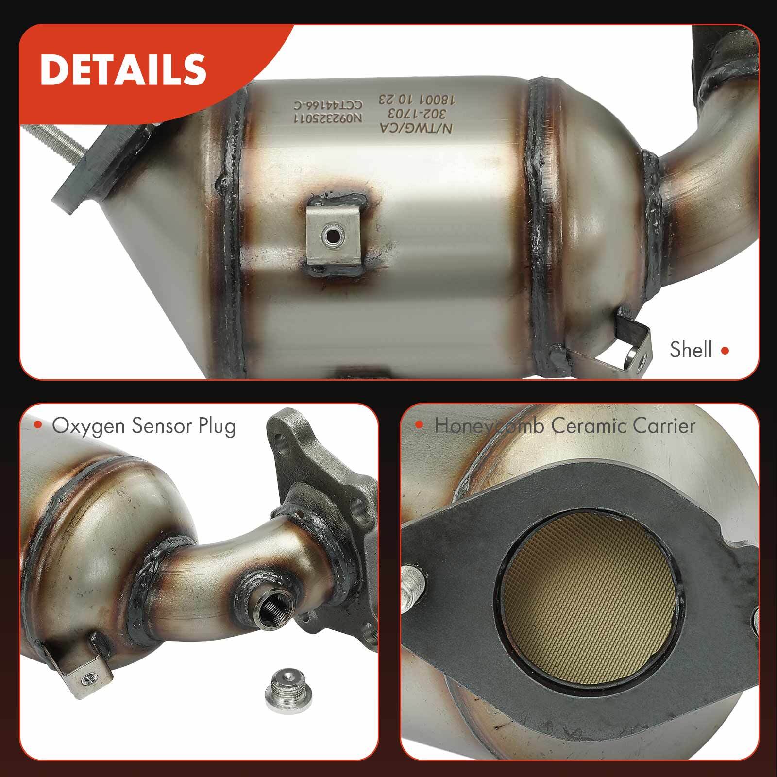 GMC Acadia Chevy Blazer Cadillac XT5 V6 3.6L 2x Front Catalytic ...