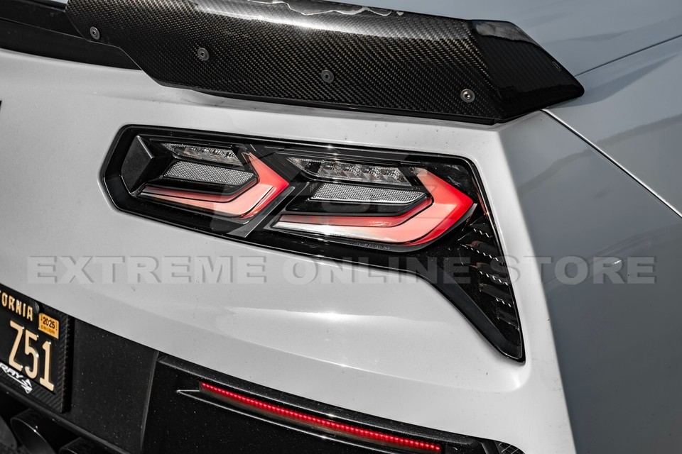 For 14-19 Corvette C7 Sequential Signal C8 Style LED CLEAR Lens Rear ...