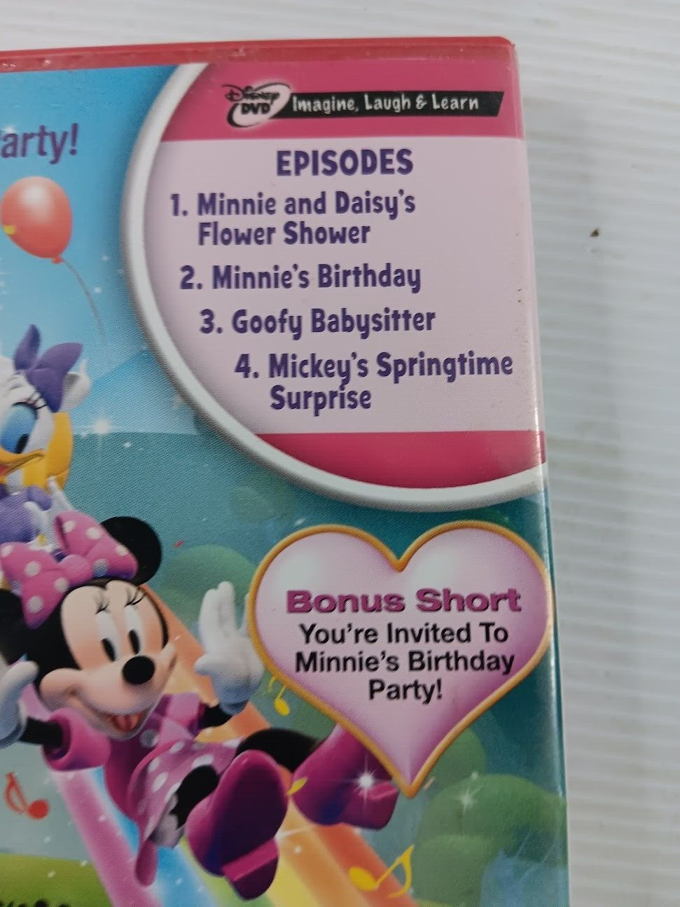 Mickey Mouse Clubhouse - I Heart Minnie (DVD, 2011) region 4 PAL ...