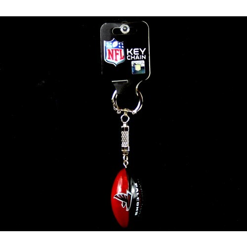 Atlanta Falcons Red & Black Football Keychain | eBay