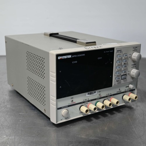 GW Instek GPD-3303S Tri-Output DC Power Supply 30V/3A x 2, 2.5V/3.3V/5V ...