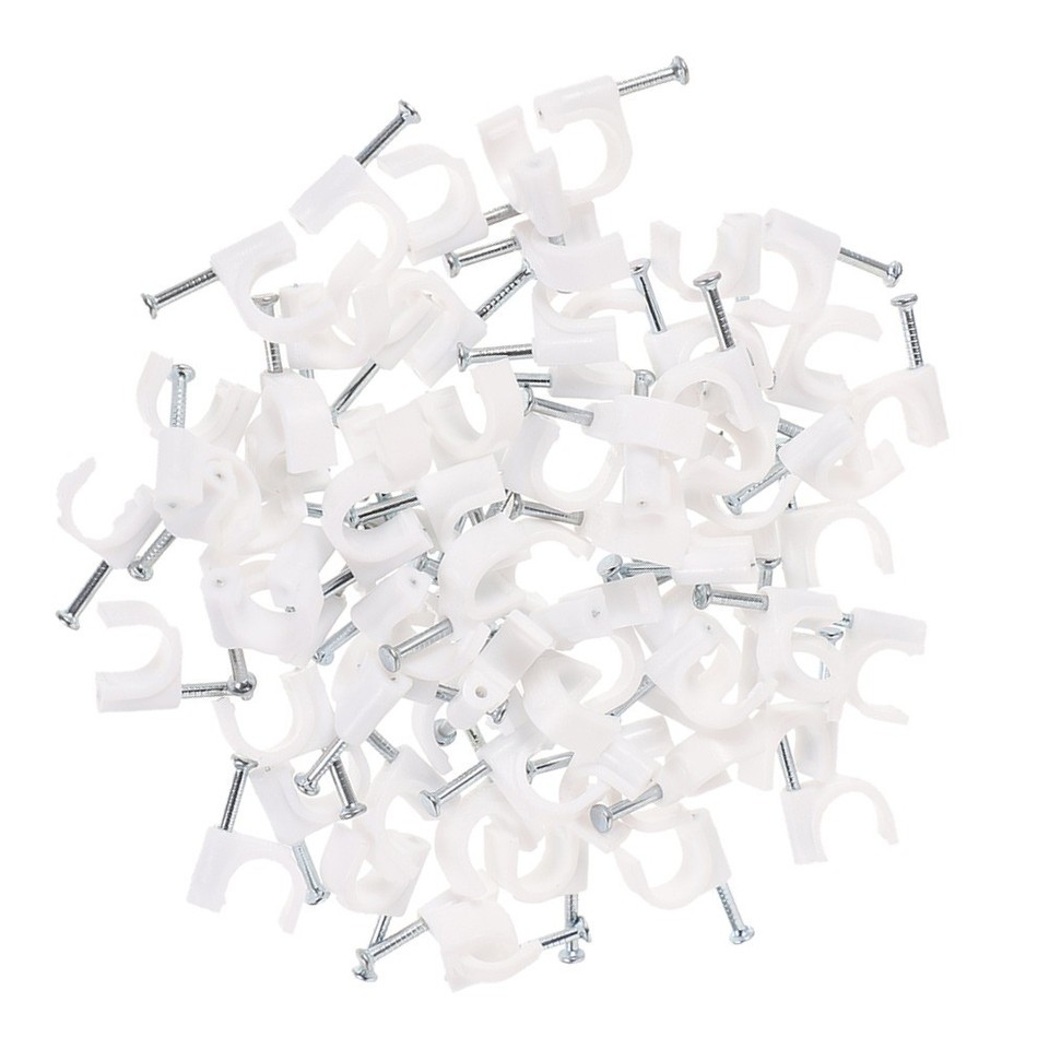 400pcs Cable Clips Cable Management Clips Steel Nail Various Cable ...