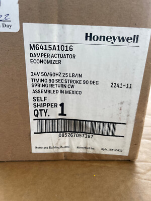New Honeywell M6415A1016 24V Spring return-foot mounted motor ...