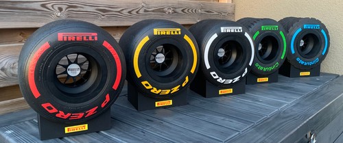 Set Replica F1 Pirelli Tires Set Soft Medium Hard Intermediare Wet | eBay