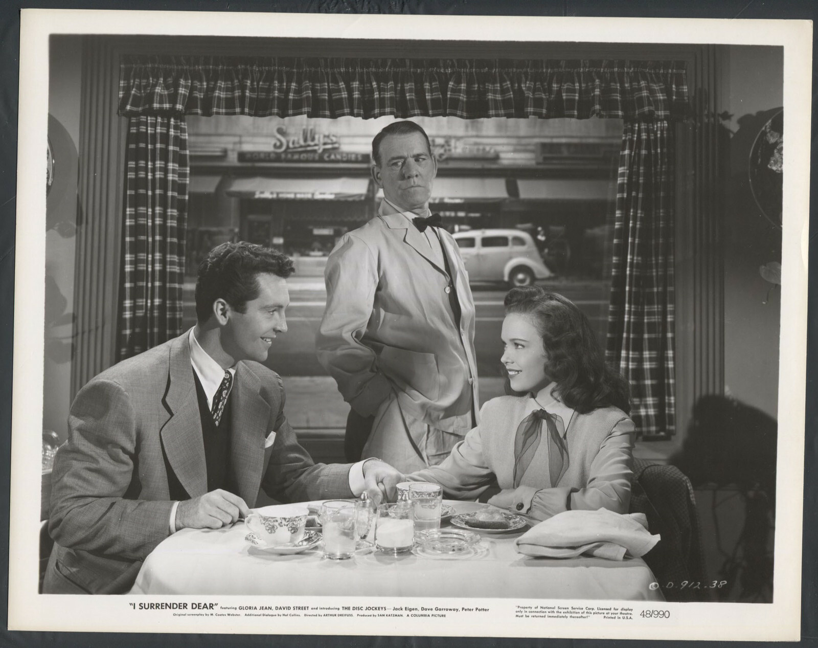 I Surrender Dear ’48 DAVID STREET TOM DUGAN GLORIA JEAN RESTAURANT | eBay