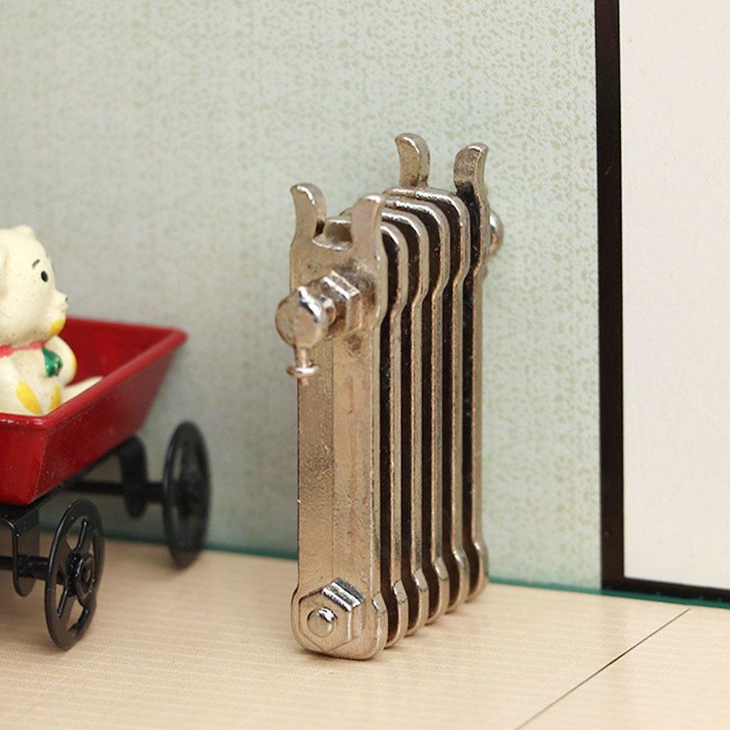 Mini Dollhouse Heating Radiator Miniature 1/12 Accessories Model ...