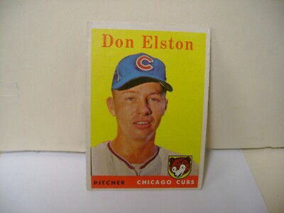 1958 TOPPS BASEBALL #363 DON ELSTON VG | eBay