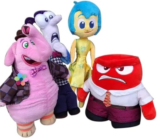 Disney Pixar`s INSIDE OUT Joy Anger BingBong And Fear plush toy doll ...