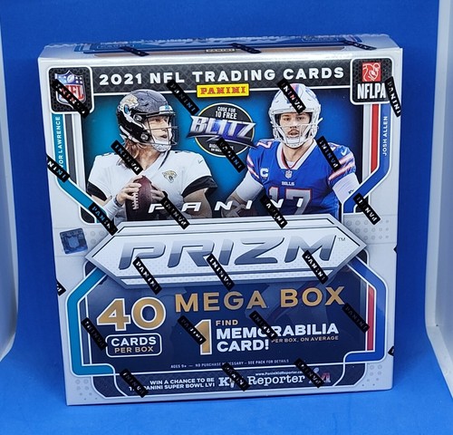 2021 Panini Prizm NFL Football Walmart Mega Box Trevor Lawrence Justin ...