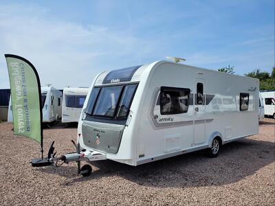 Elddis Affinity 550 2017 Single Axle 4 Berth - Fixed Island Bed, AL-KO ATC | eBay UK