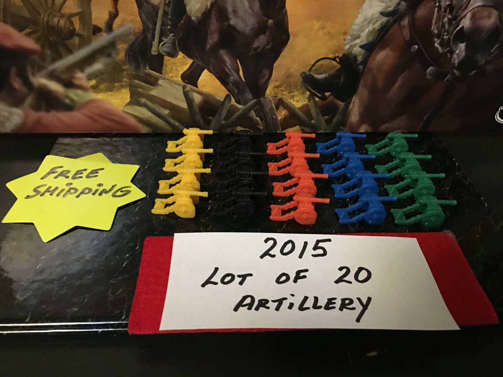 Risk 2015 ARTILLERY CANNONS Lot of 20 Game Replacement Pieces FREE SHIP ...